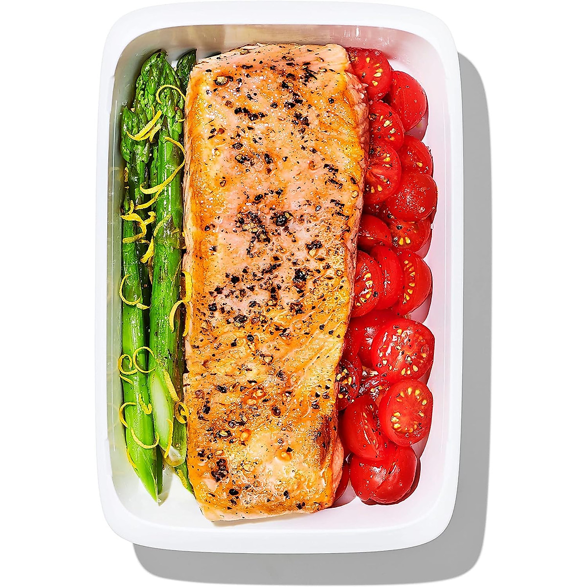 OXO Prep & Go 5-Cup Meal Container Leakproof Food Storage, 4 Pack