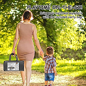 Dad-baby Playpen Mat 50x50 Play Mat for Playpen Baby Play Mats for Floor Fit for TODALE Baby Playpen,One-Piece Crawling Mat Non Slip Cushioned Baby Mats for Playing 50x50 Inches(Moroccan Gray)…