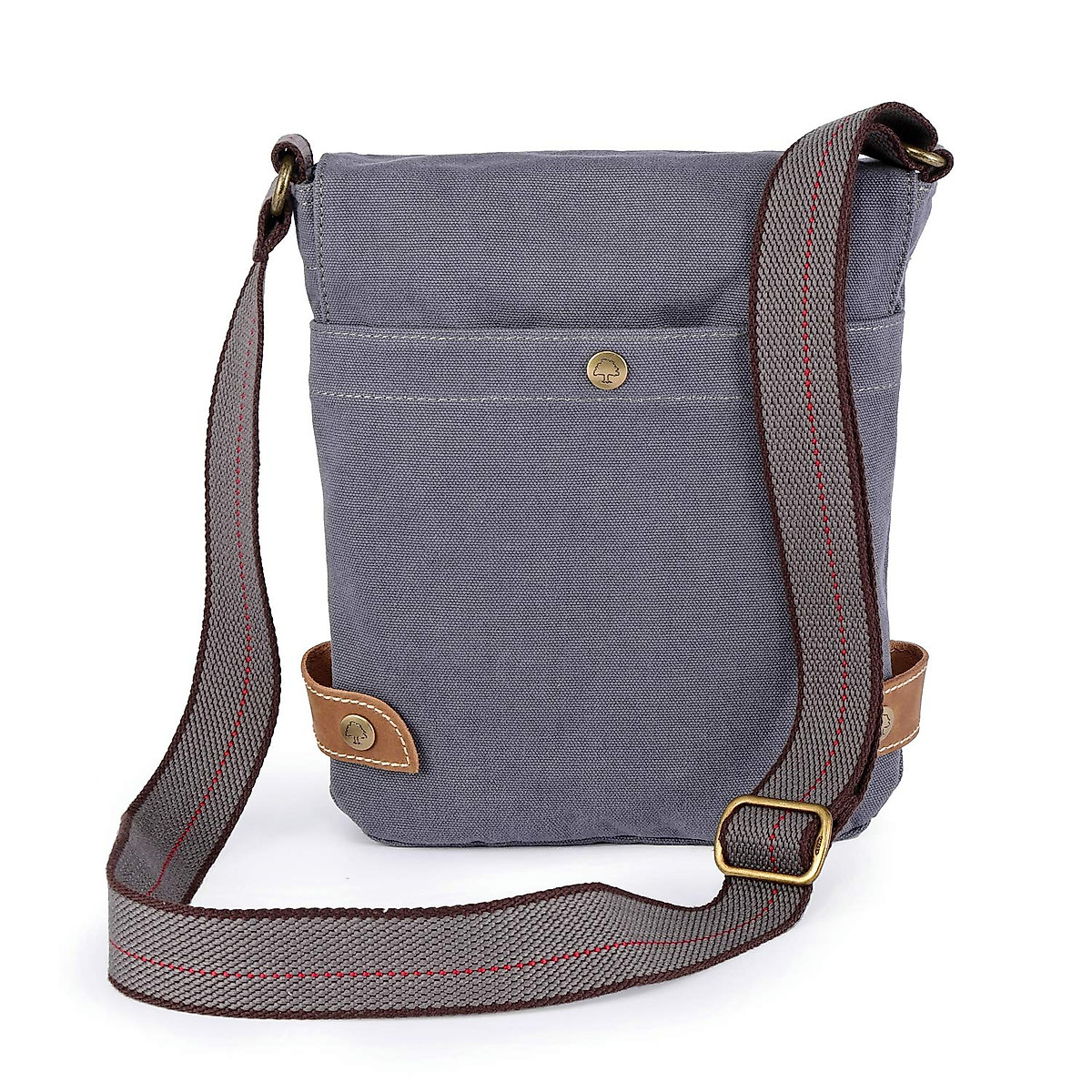 Atona Classic Flap Crossover Bag (Grey)