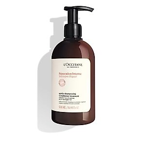 L'OCCITANE Intensive Repair Conditioner 16.9 fl. oz.: Shinier + Stronger Hair, Infused with 100% Natural Essential Oils, For Damaged + Color-Treated Hair