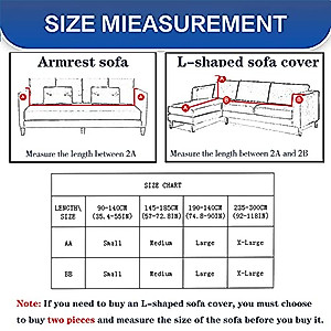 TVPFM Jacquard Furniture Protector, 2 Seater 3 Seater Elastic Bottom Sofa Cover Soft Stretch Sofa Slipcover for Living Room Pets Cat Dog-Blue B-4 Seater