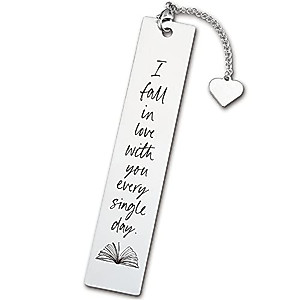I Tall in Love Funny Inspirational Bookmark Gifts for Women, Bookmarks for Daughter Bookworm Sister Girl Book Friend Sister Gifts Friendship Gifts