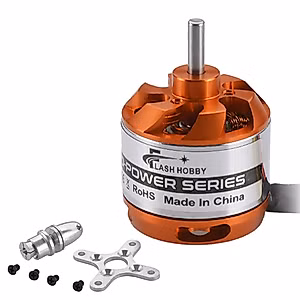 FLASH HOBBY 2826 RC Brushless Motor 1400KV Electric Outrunner Motor for RC Aircraft Plane Multicopter Drone Fixed Wing Helicopter