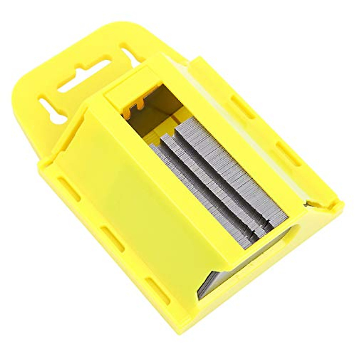 Samger 100 Pack Utility Knife Blades with Dispenser Box Cutter Razor Blades Knife Replacement Carbon Steel Knife Blades
