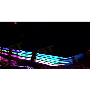 BLAST LED - Pontoon Boat Under Deck LED Lights | Includes Wiring, SWTICH & MOUNTING Track - Multi-Color-Changing-RGB (16-20 feet)