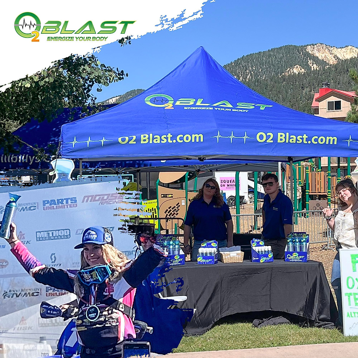 O2 Blast 95-99% Pure Oxygen, 10 Liter Portable Can 5 Pack with Custom Breathing Mask, Increase Stamina & Reduce Recovery Time, Ideal for High Altitude & Sports Recovery