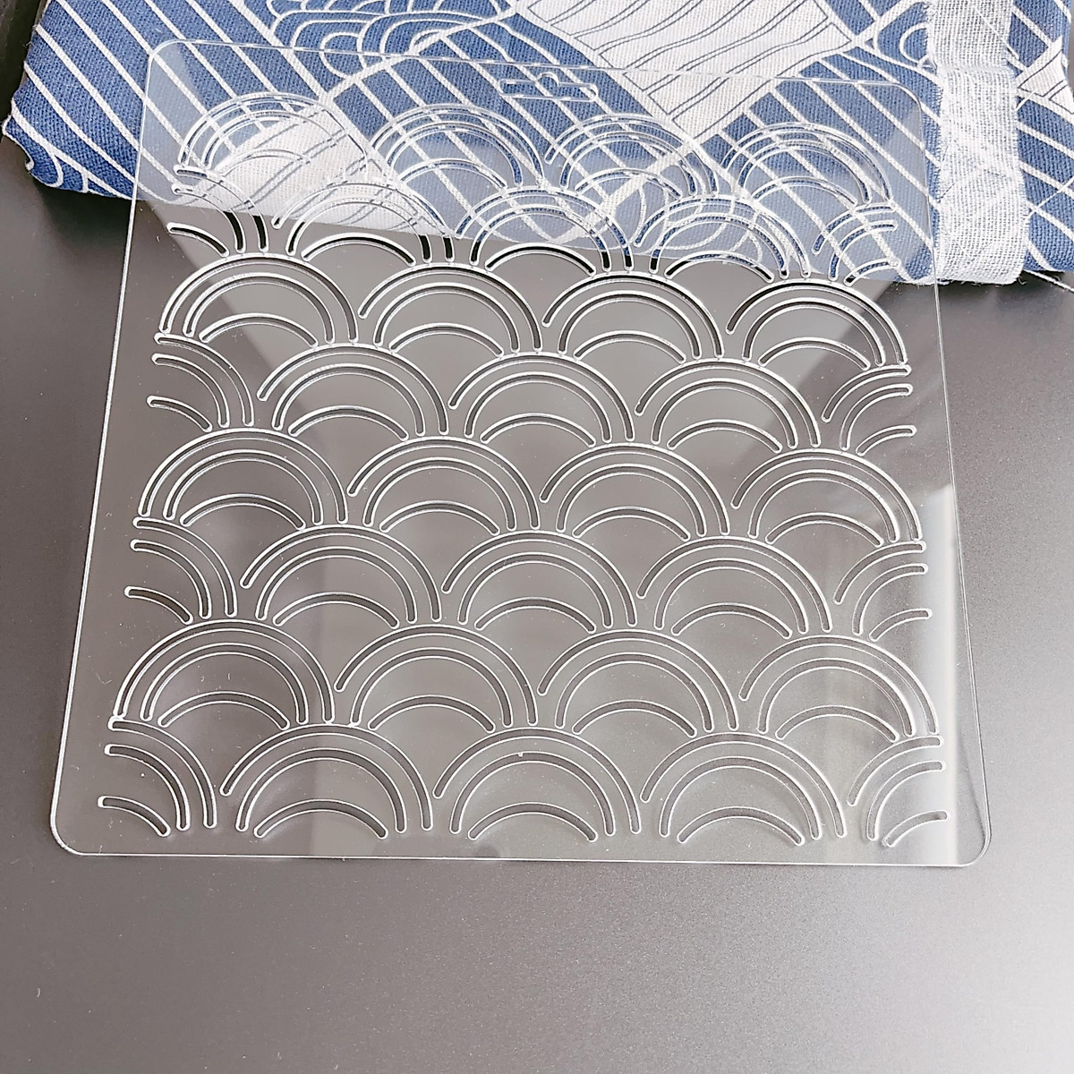 Acrylic Sashiko Stencil, Embroidery Pattern, Quilting Stencil for Hand Quilting and Embroidery