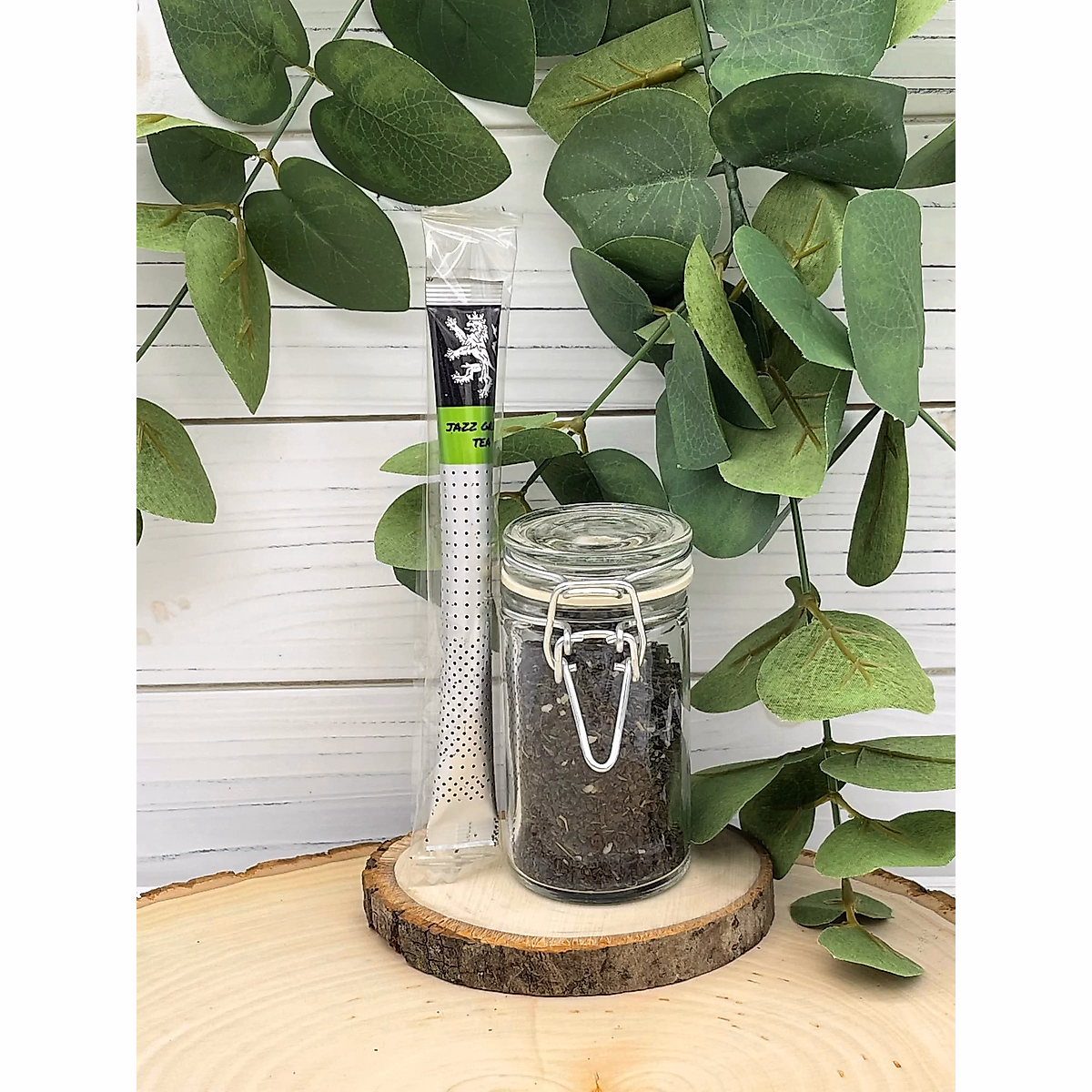 Jazz Green Tea – 100% Raw Jazz Green Tea | True Green Tea | Tea Sticks - No Artificial Flavors, Easy To Use, No Spoon Needed, Positively Charged Tea, Perfect Addition For Your Water Cooler At Work / 15 Sticks