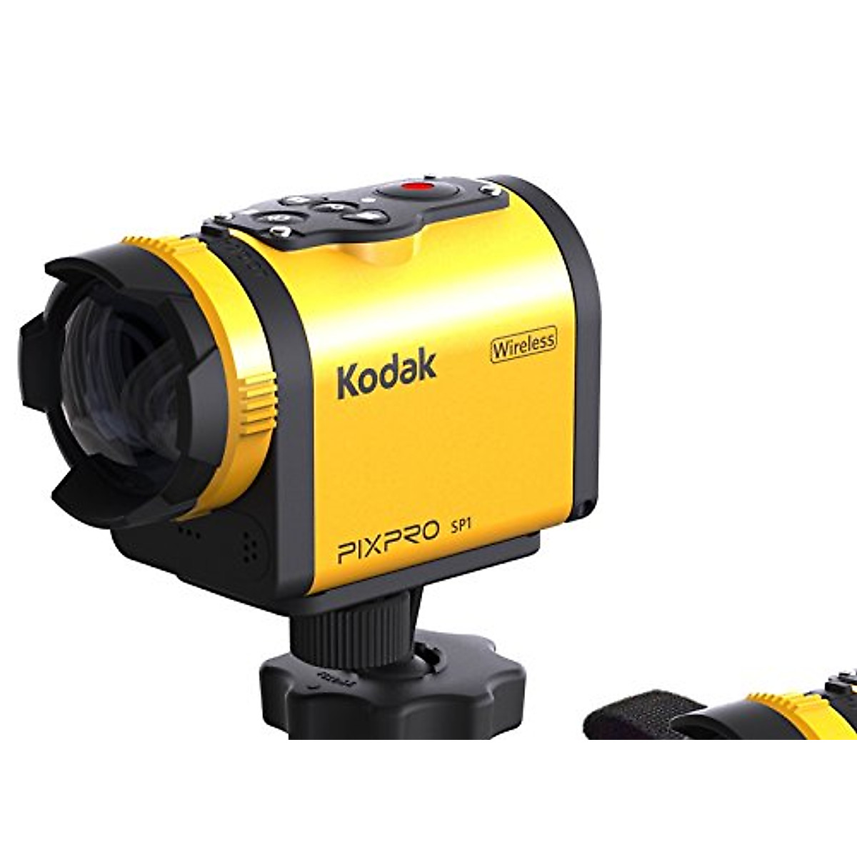 Kodak PIXPRO SP1 Action Cam with Explorer Pack 14 MP Water/Shock/Freeze/Dust Proof, Full HD 1080p Video, Digital Camera and 1.5" LCD Screen (Yellow)