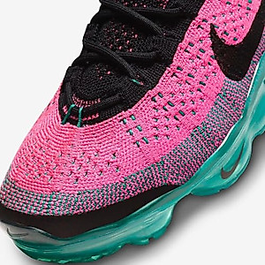 Nike Air Vapormax 2023 Flyknit Women's Running Shoes (Clear Jade/Pink Blast/White/Black FN7182-335, US Footwear Size System, Adult, Women, Numeric, Medium, 10)