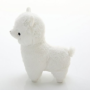 Cuddly Big Soft Toys Alpaca Doll Soft Stuffed Animals Cushion Toy Sheep Doll, 7" /17cm Llama Lamb Plushie Toys Best Birthday Gifts for The Children Kids Baby Toys (White)