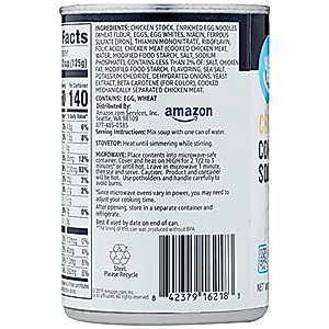 Amazon Brand - Happy Belly Chicken Noodle Soup 10.5 Oz