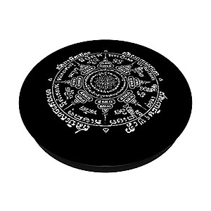 Sak Yant Thai Paed Tidt Tattoo Eight Direction Thailand PopSockets Swappable PopGrip
