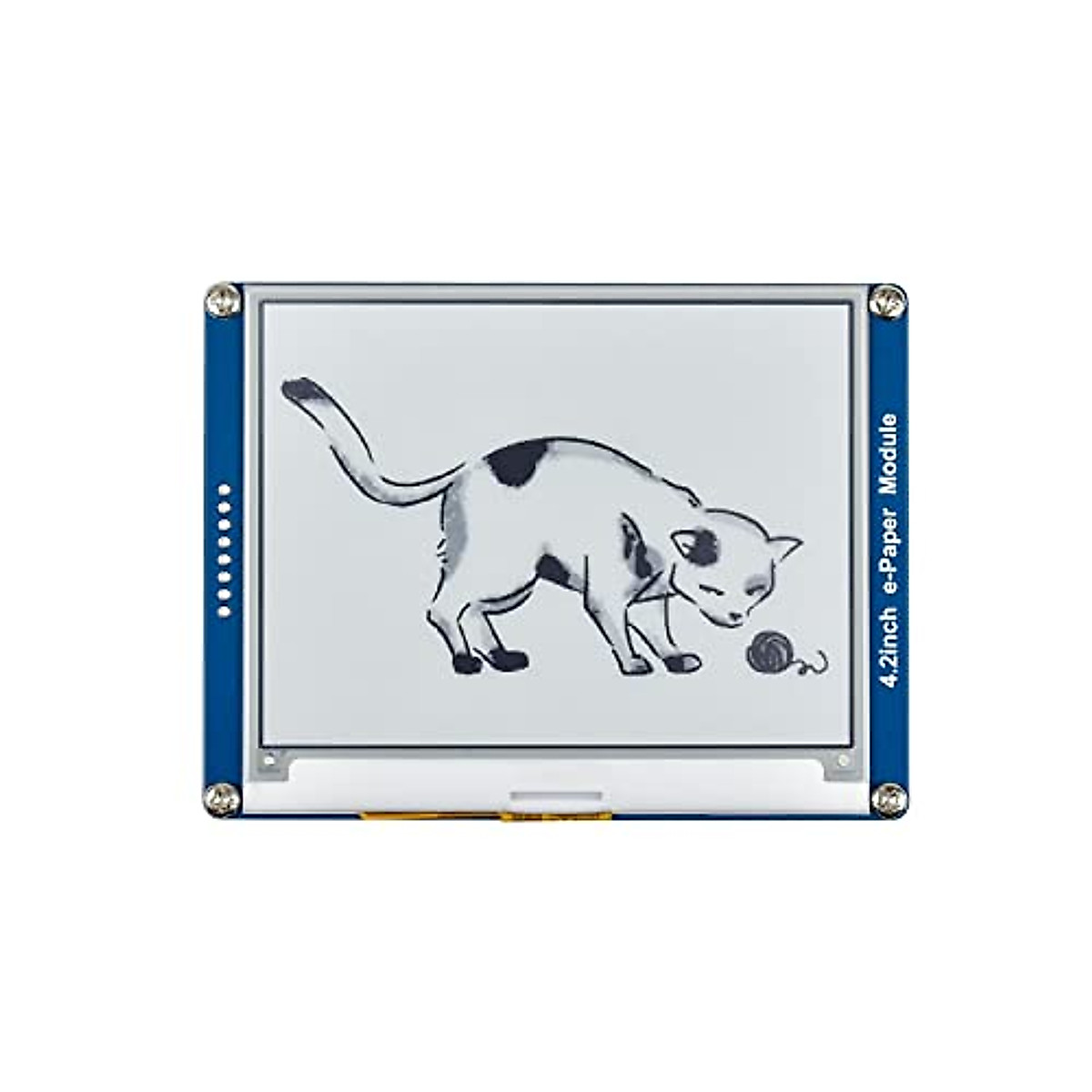 Waveshare 4.2inch E-Ink Display Module Compatible with Raspberry Pi 5/4B/3B/Zero/Zero W/Zero 2W/Pico/Pico W/Pico WH, 400x300 Resolution SPI Interface