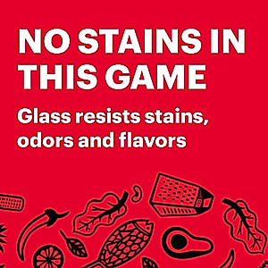 Pyrex Easy Grab 4-Piece Glass Baking Dish Set with Lids, 3-Qt & 2-Qt Glass Bakeware Set, Non-Toxic, BPA-Free Lids, Tempered Glass Bakeware Set