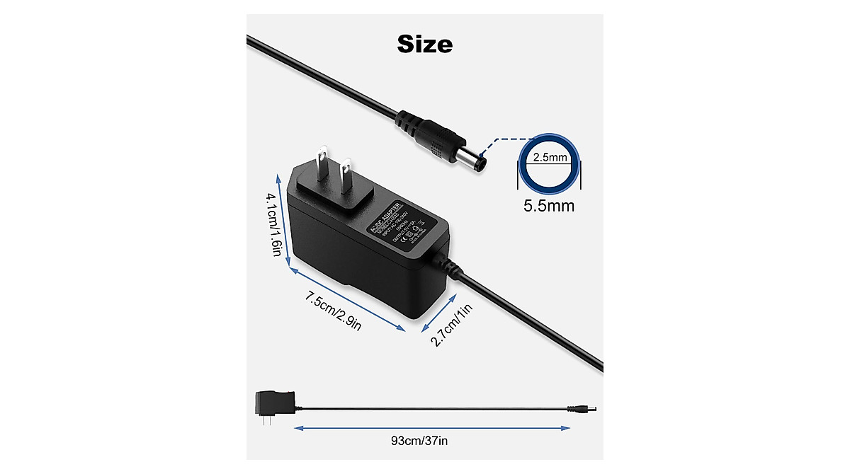 5V 2A DC Power Supply Adapter - Reliable & Safe Power