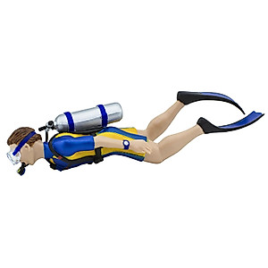 Safari Ltd. Kevin the Underwater Adventurer Figurine - Detailed 7" Plastic Model Figure - Fun Educational Play Toy for Boys, Girls & Kids Ages 3+