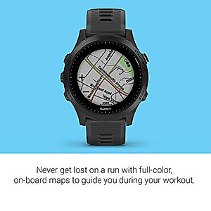 Garmin 010-02063-00 Forerunner 945, Premium GPS Running/Triathlon Smartwatch with Music, Black