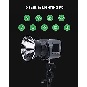 Aputure amaran 60xS Bi-Color Outputing Light,LED Video Bowens Mount Point Source LED Light CRI 96+ TLCI 96+,CCT 2700K-6500K