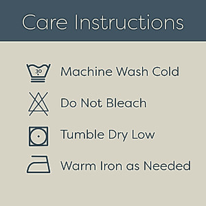 DEMDACO Count The Memories Grey Blue 69 x 4 Cotton Blend Fabric Dish Towel Kitchen Boa