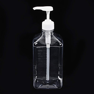 1600ml Simple Press, Pump Bottles syrup dispenser large Condiment Containers Squeeze Bottle ketchup pump Empty Syrup Ketchup Sauces