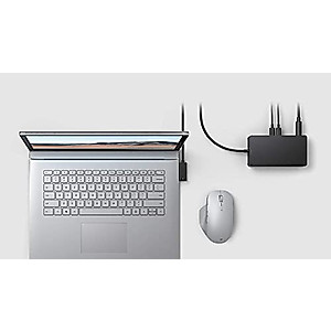 Microsoft Surface Dock 2 - for Notebook/Desktop PC/Smartphone/Monitor/Keyboard/Mouse - 199 W - 6 x USB Ports - Network (RJ-45) - Wired