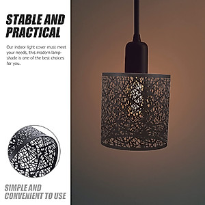 Wrought Iron Hollow Lampshade Black Lampshades Lamp Shade Large Lamp Shade Replacement Table Lampshade Metal Lampshade Floor Lampshade Table Lamp Shades Lampshades for Table Lamp