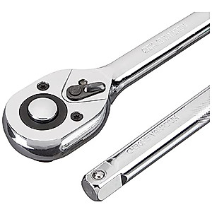 Amazon Brand - Denali 1/2-Inch, Drive Socket Set with Holder, 20-Piece