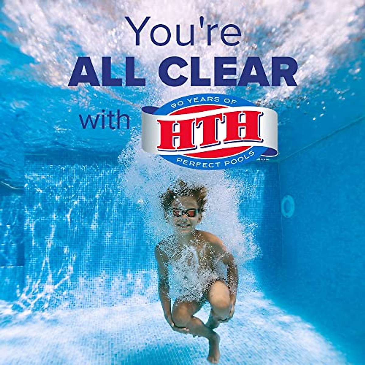 HTH 52026 Super Shock Treatment Swimming Pool Chlorine Cleaner, 1 lb (Pack of 12) & Pool Care Shock Advanced, Swimming Pool Chemical Prevents Bacteria & Algae, Cal Hypo Formula, 1 lb (Pack of 12)