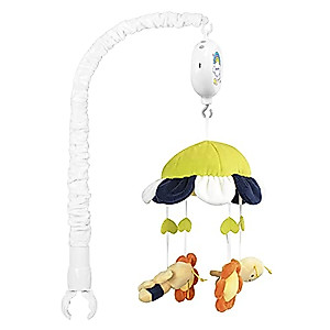 HLEEDUO 23 INCH Baby Mobile arm for Crib,Mobile Holder for Crib-White Baby Mobile arm with Nursery Crib Mobile arm Cover, Mobile Hanger for Crib