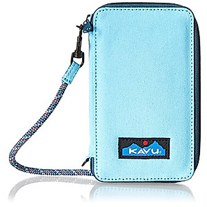 KAVU Go Time Bi-Fold Crossbody Wallet with Rope Strap, Maliblue