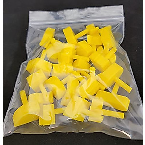 Perfection Board Game Complete Set of 25 Replacement Pieces Parts Shapes Pegs