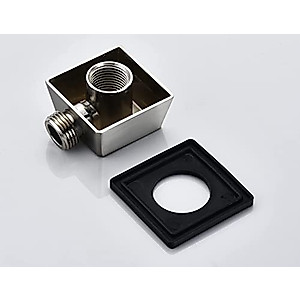 Square Wall Elbow for Hand Held Shower, Stainless