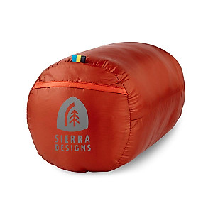 Sierra Designs Get Down 35 Degree Sleeping Bag - 550 Fill Power DriDown (PFC Free), Mummy Style Camping & Backpacking Sleeping Bags for Men & Women, Stuff Sack Included (Regular)