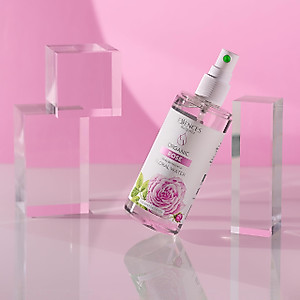 Essences Bulgaria | Organic Rose Floral Water 8.5 Fl Oz | 250ml | Rosa damascena | 100% Pure and Natural | Anti-Age Refreshing Beauty Mist | Alcohol-Free | Makeup Remover | Hydrating | Vegan