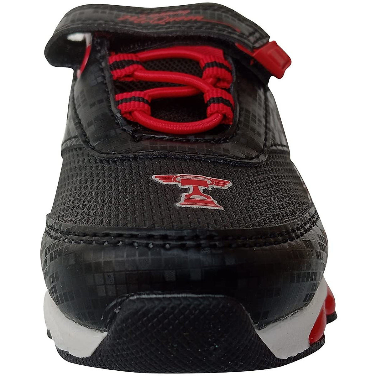 Disney Boy's Lightning McQueen Cars Light Up Sneakers (Black, Numeric_9)