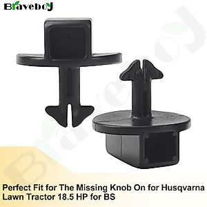 Braveboy 597244 Air Cleaner Cap Knob/Replacement Knob Compatible with B&S Lawn Tractor 123P02, 123P32, 115P02 for Models 115P02-0008-H5, 115P02-0011-H5, 123P02-0002-H5