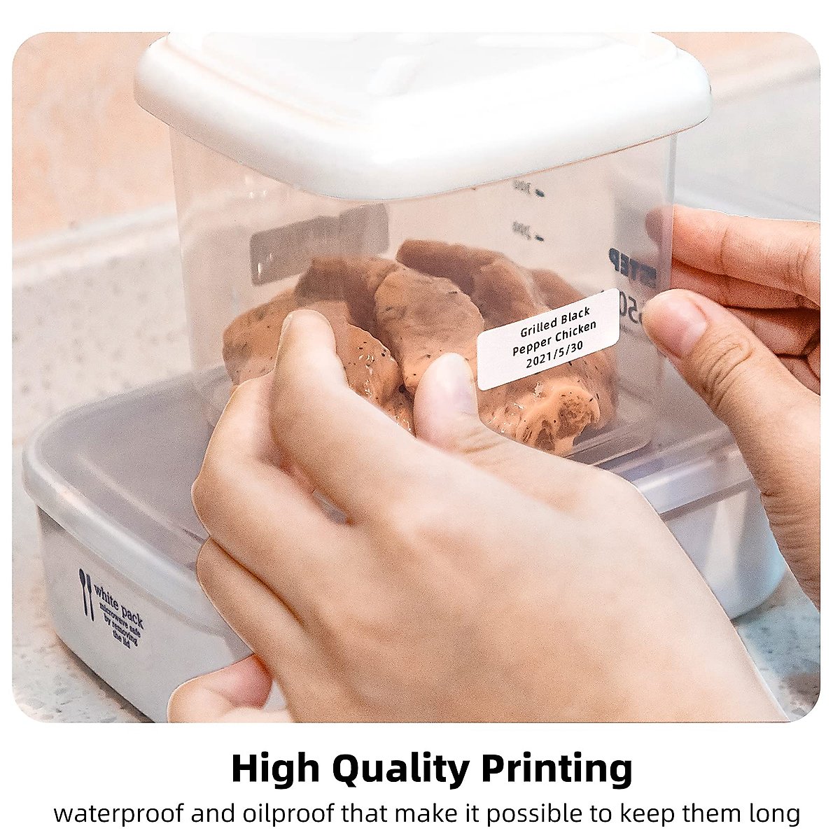 Phomemo Label Maker- D30 Mini Label Makers Machine with Tape, Bluetooth Portable Label Printer, Small Label Maker for Kitchen, School, Small Business, Easy to Use