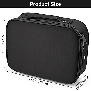 Noverlife Hair Clipper Case, Small Baber Bag for Scissors Clippers Trimmers & Haircut Kits, Barber Tools Storage Bag for Hairstylist Supplies & Grooming Kits, Hairdresser Organizer Bag Travel Case