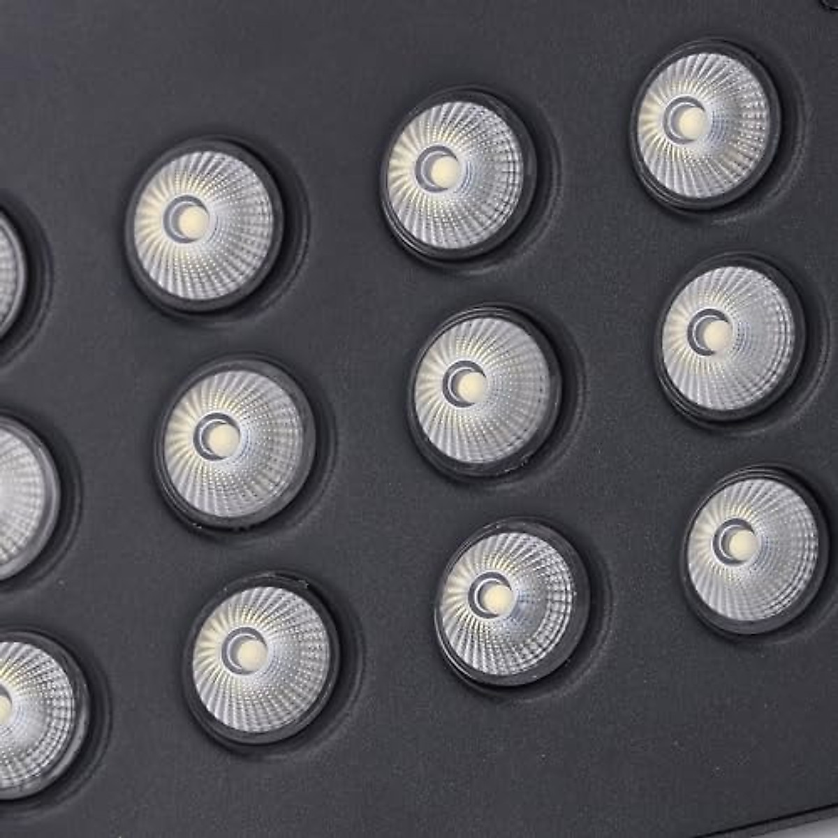 Natudeco LED Parking Lot Light Adjustable Lighting Angle Parking Lot Lamp Light Sensing Function Parking Lot Barrier Light for Roadways Driveways