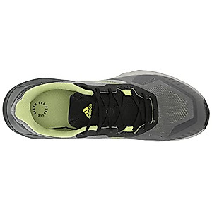 adidas Men's Terrex Soulstride Trail Running Shoes, Grey/Grey/Pulse Lime, 10.5