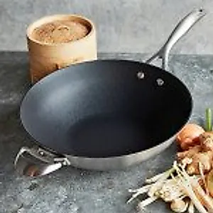Scanpan CS+ Wok, 12.5" , Silver