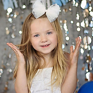 Baby Girl Pearl Bow Hair Clip First Communion Hair Accessories for Women Sweet Cute Bridal Wedding Photo Daily Wearing Party Decoration(1pcs)