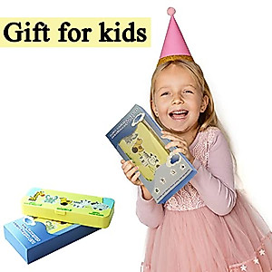 XiaYchaug Pencil Case , LCD Writing Tablet Pencil Box, Multifunction Stationery Case Organizer Box With Doodle&Scribbler Board,Cute Cartoon Plastic Pencil Case for Kid,Christmas Gifts