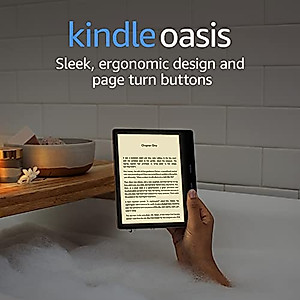 Kindle Oasis – With 7” display and page turn buttons - Without Lockscreen Ads