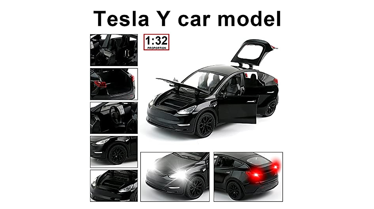 1:32 Tesla Model Y Diecast Car - Perfect Gift for Kids