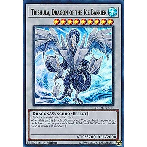 Yu-Gi-Oh! - Trishula, Dragon of The Ice Barrier - DUDE-EN014 - Ultra Rare - 1st Edition - Duel Devastator