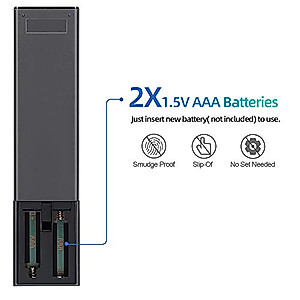 Gvirtue RMT-TX102U Universal Replacement Remote Control for Sony Bravia HDTV LCD LED UHD Smart TV