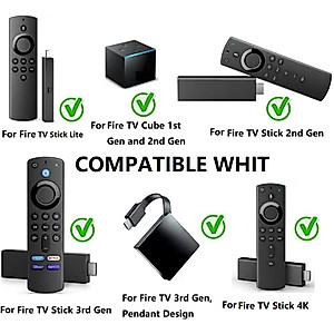 Replacement Voice Remote 2rd Gen for Amazon Fire TV Stick Lite Fire TV Stick 2nd Gen and 3rd Gen Fire TV Stick 2020 Release Fire TV Stick 4K/Max Fire TV Cube (1st and 2nd Gen) Fire TV 3rd Gen