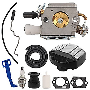 Carbbia Carburetor 505203001 with Tune up Kit for Husqvarna 357XP / 359 / 359EPA / 357XP / 357XP EPA Chainsaws for Jonsered CS2156 CS2159 Chain Saw for Zama EL42 C3-EL42 Carb